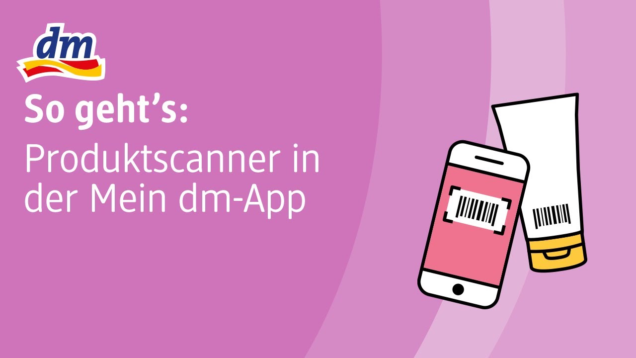 Produktscanner bei dm - So funktioniert's - YouTube