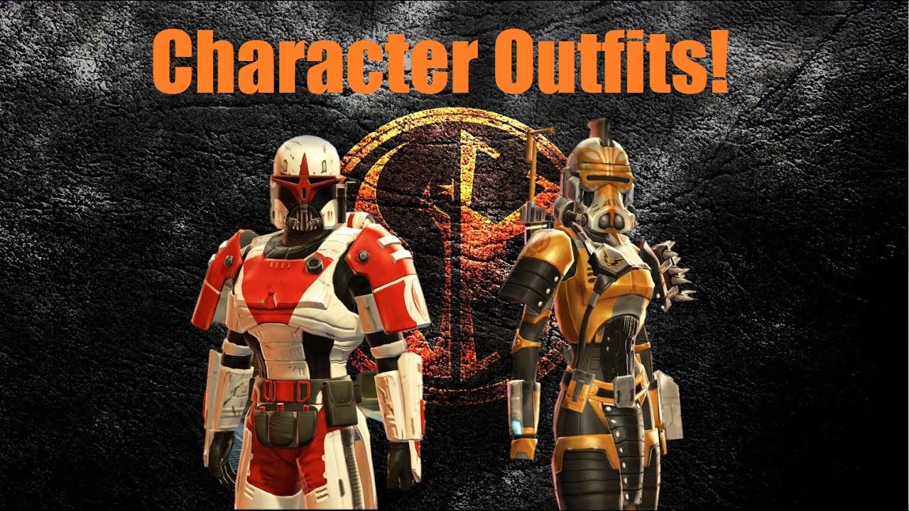 SWTOR: My Characters Outfits - YouTube