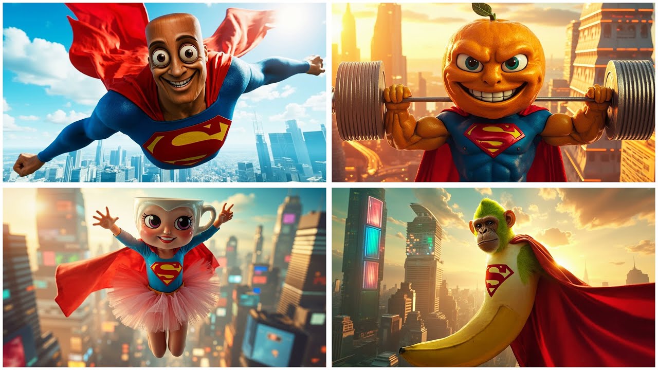 Italian Brainrot - Superman Animals Official Video - YouTube