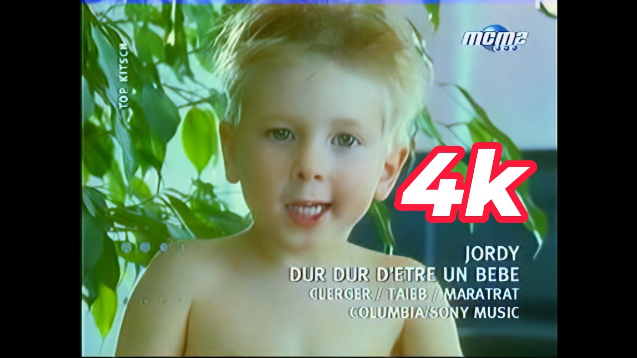 Jordy - Dur Dur D'etre Bebe 1992 - Remaster - YouTube
