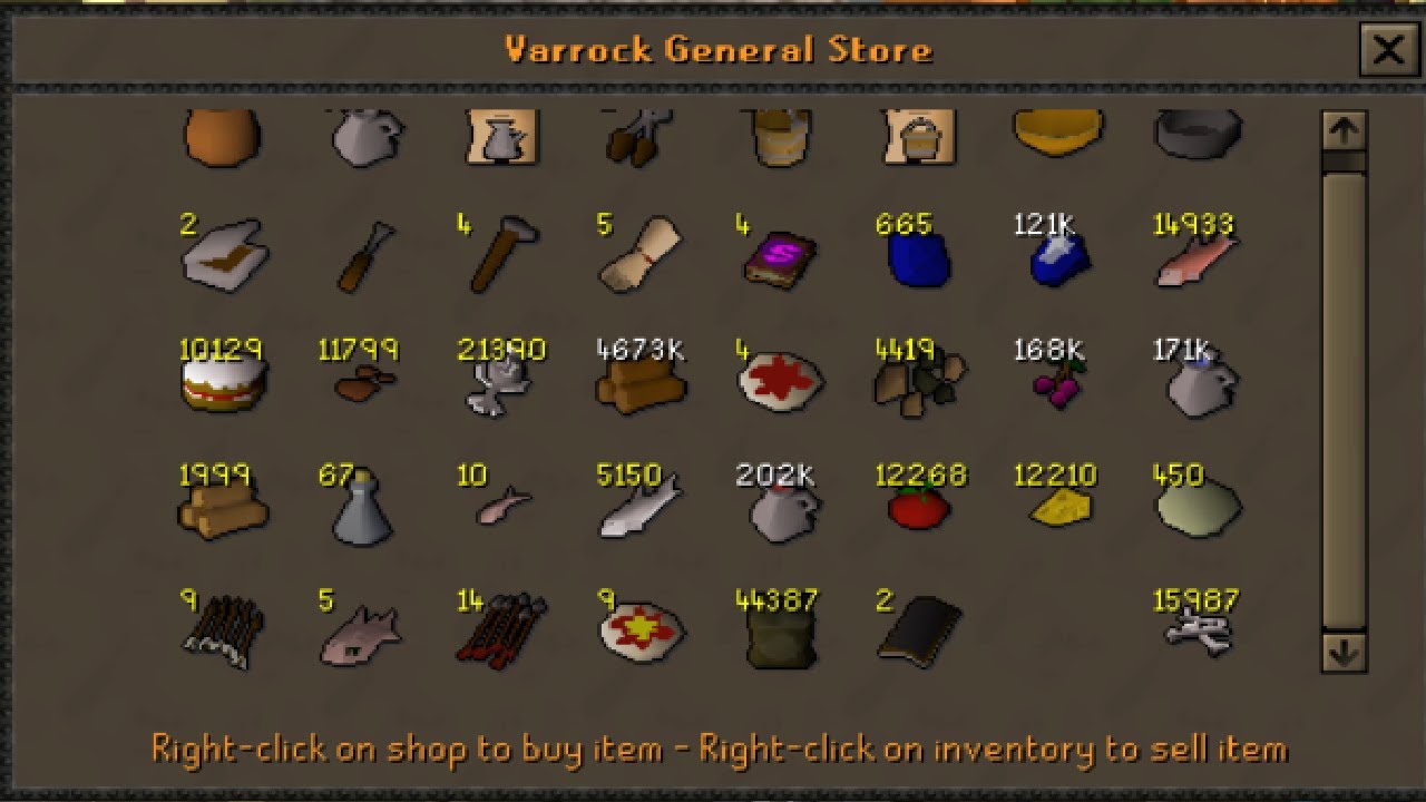 Why You Should Visit W301 Varrock General Store - YouTube