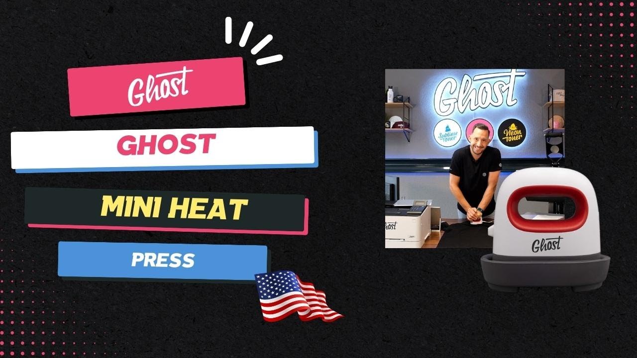NEW: Ghost Mini Heat Press. Easy and Compact for Small Designs! - YouTube