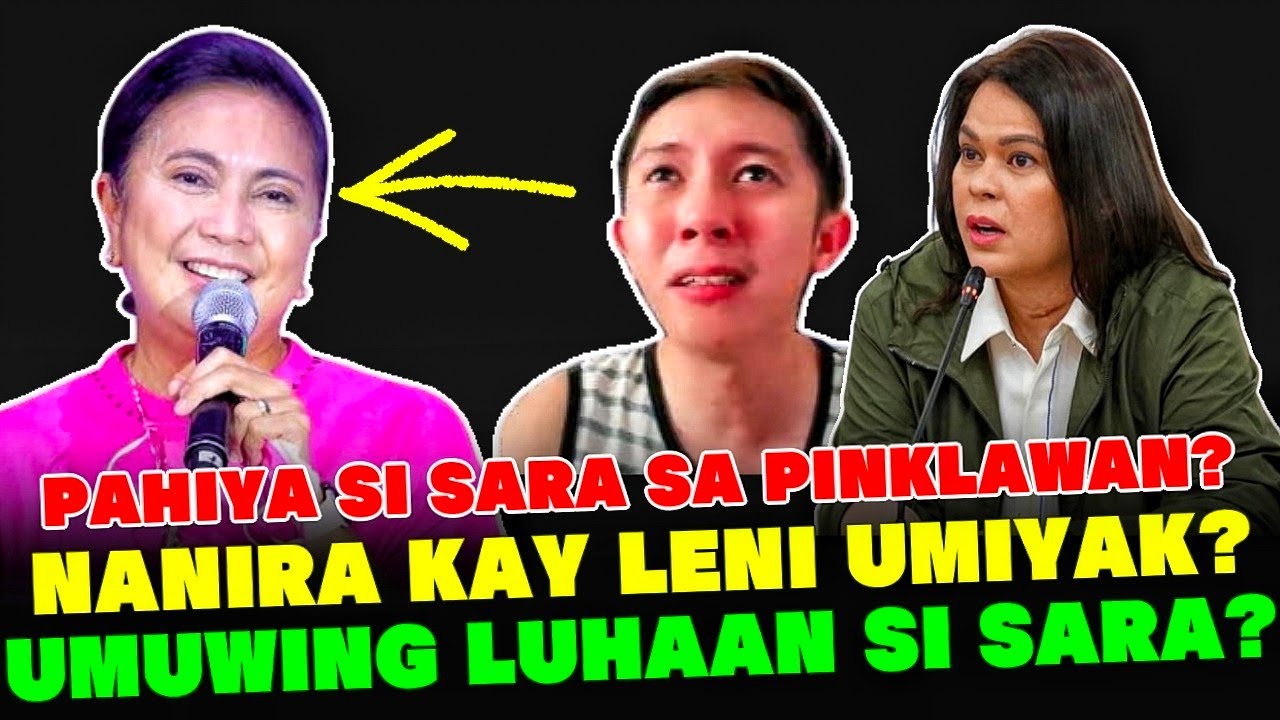 lagot na! Sara Napa Hiya At Nabisto Sa Pag Bisita Kay Leni Robredo! Aso ...