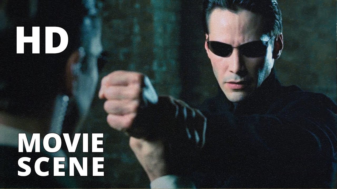 "He's still only human" | The Matrix Reloaded (2003) | Agents vs Neo ...