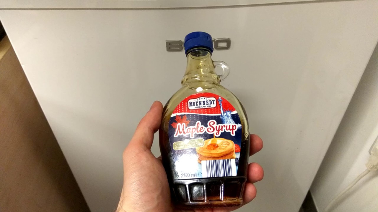 How to quickly freeze maple syrup - YouTube