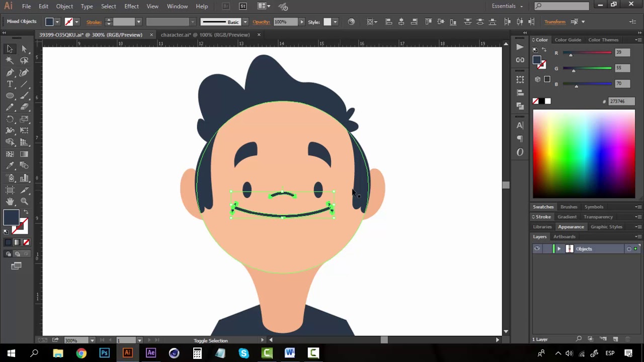 04/19 Preparing the character for rigging — Motion Graphics: After ...