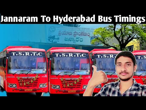 Jannaram To Hyderabad Bus Timings | Ticket Price | Jannaram Bus Time ...