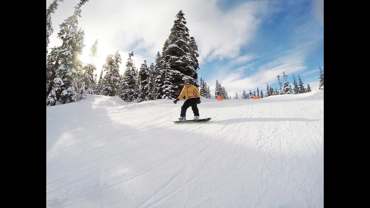Snowboarding in Washington State - YouTube