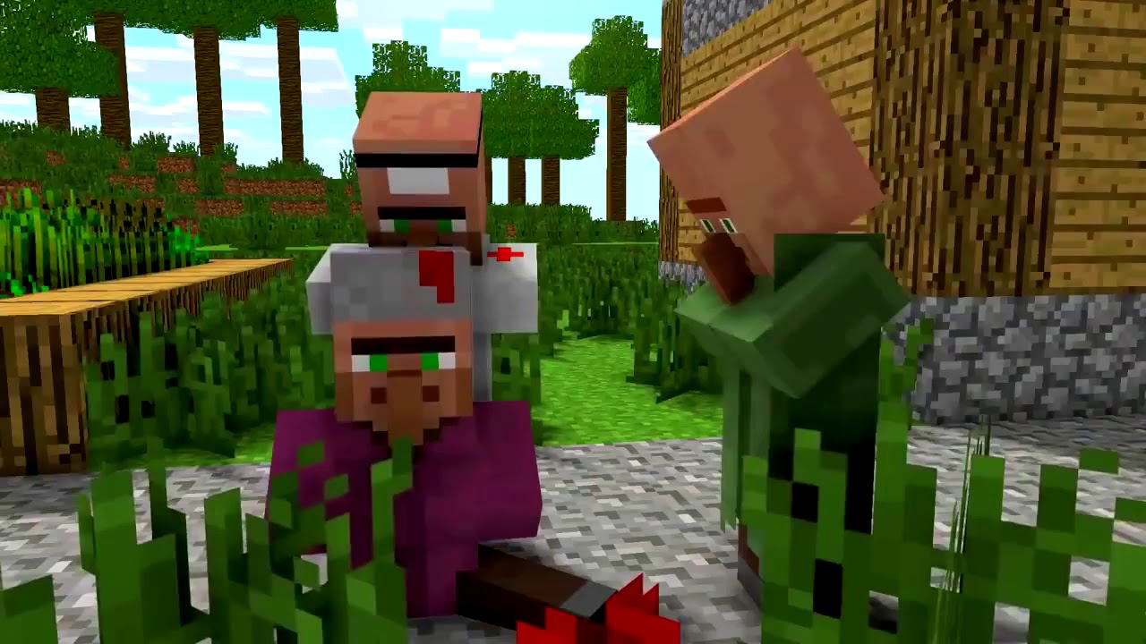 Craftronix! Zombie vs Villager Life 2 - Craftronix Minecraft Animation ...
