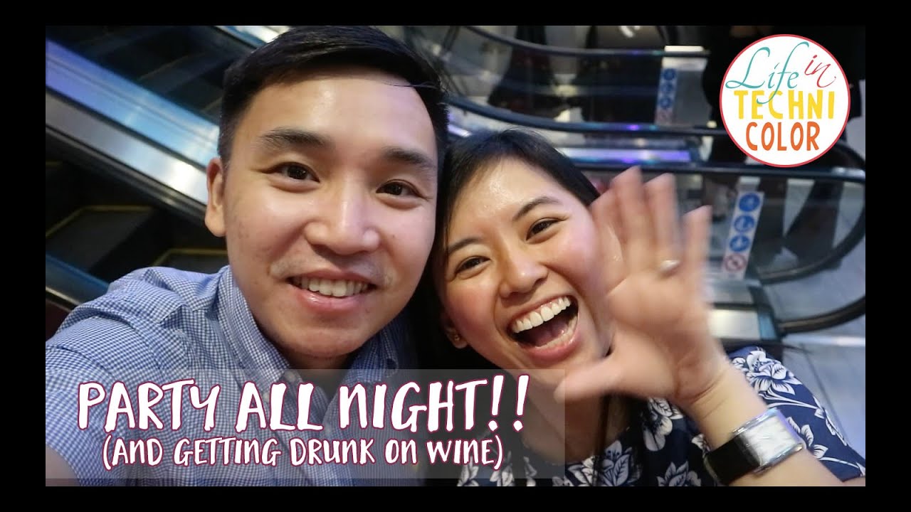 PARTY ALL NIGHT + GETTING DRUNK ON WINE AT NOVOTEL MANILA - YouTube