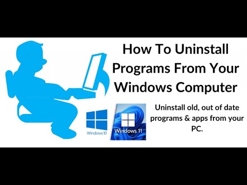 Uninstall or remove apps and programs in Windows #uninstallapp # ...