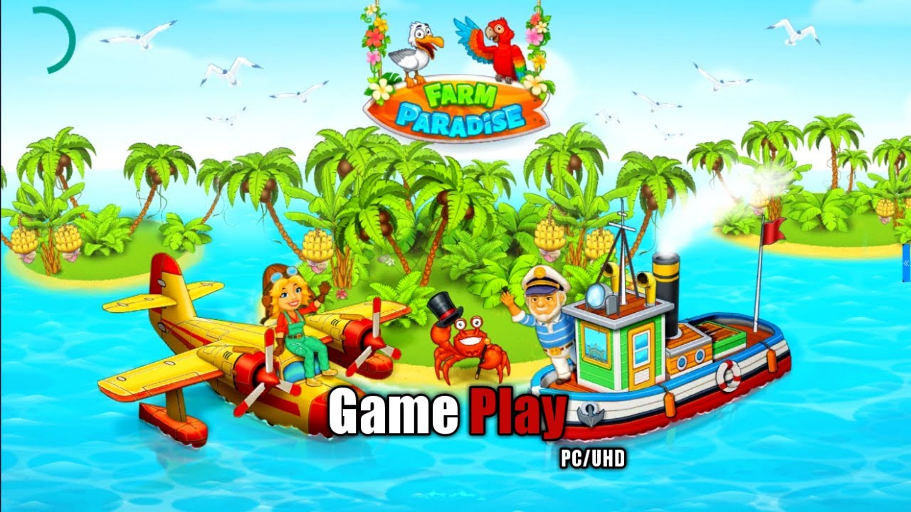 Farm Paradise: Farm Island Game Play (PC/UHD) - YouTube