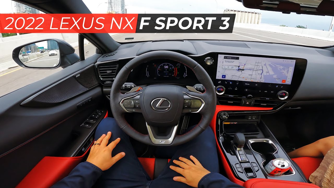 2022 Lexus NX350 F Sport POV DRIVING + INTERIOR & TECH Review! - YouTube