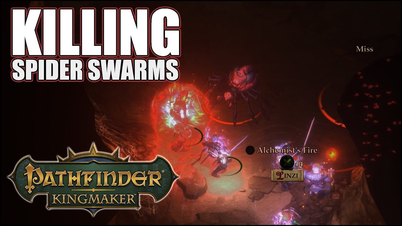 Pathfinder Kingmaker Spider Swarms Tutorial - YouTube
