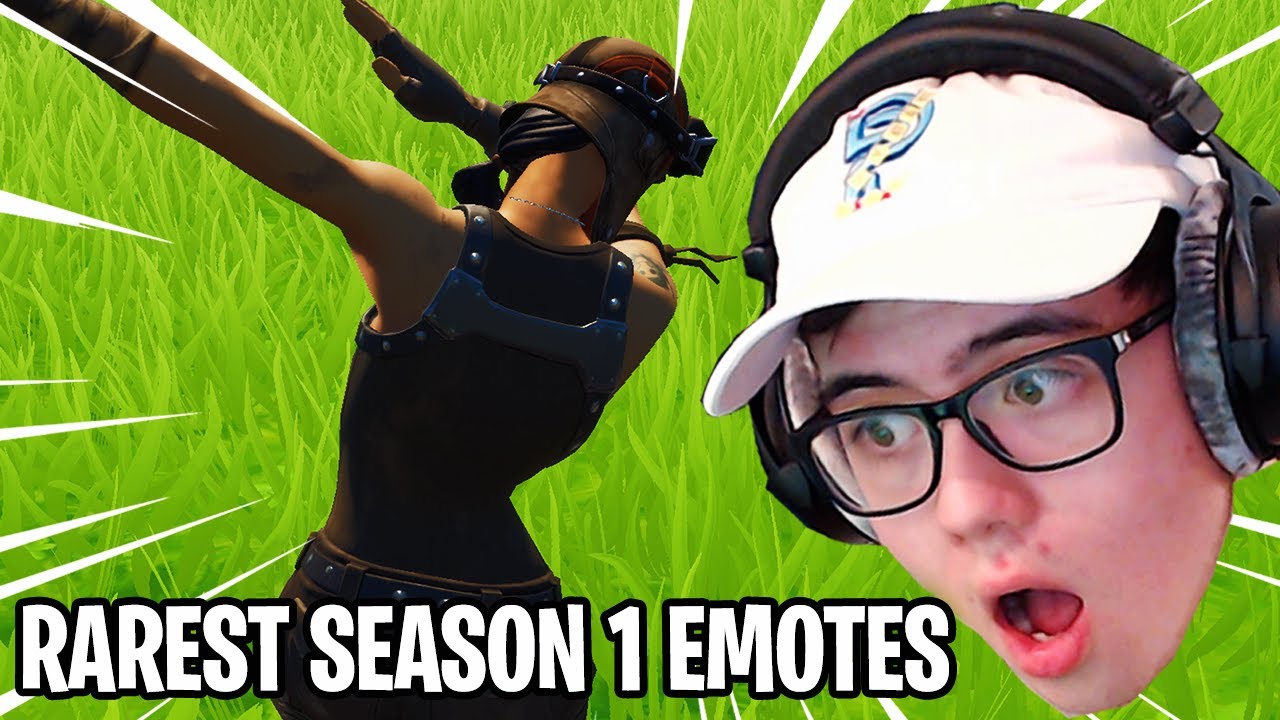 I Flex My RARE OG SEASON 1 Emotes After Every Kill in Fortnite - YouTube