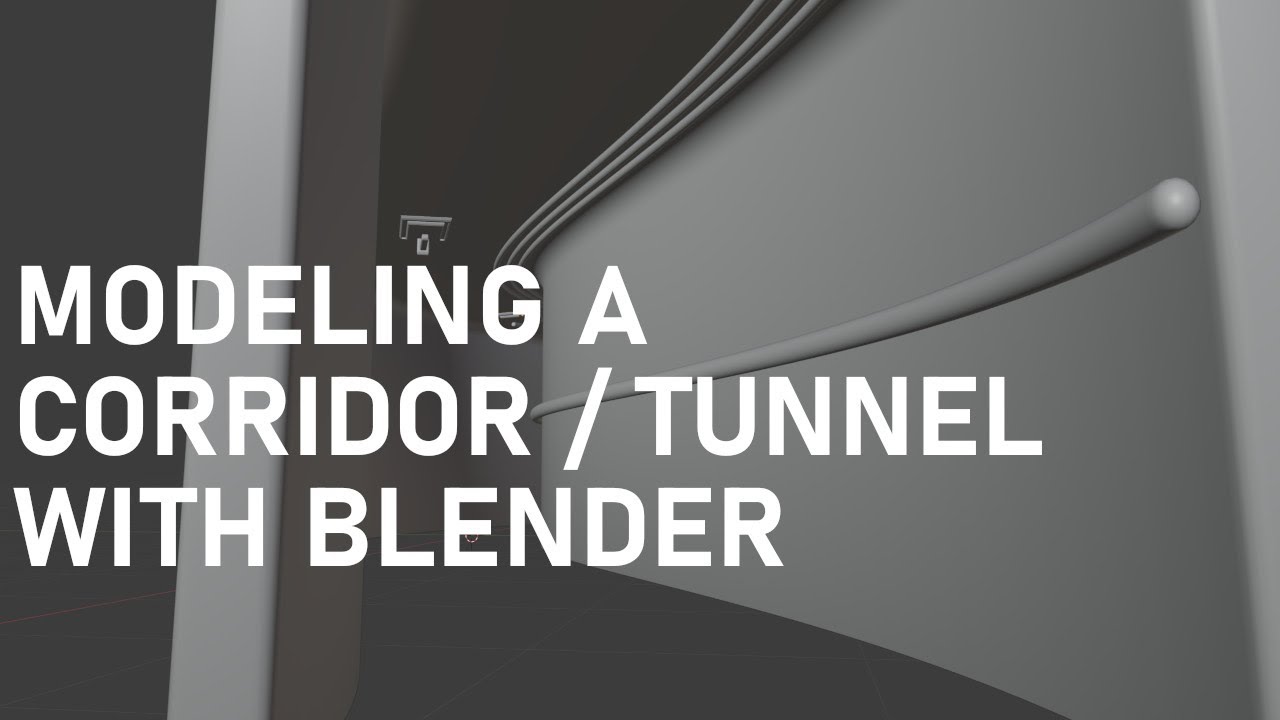 Model a Curved Corridor / Tunnel with Blender in 30 Minutes - YouTube