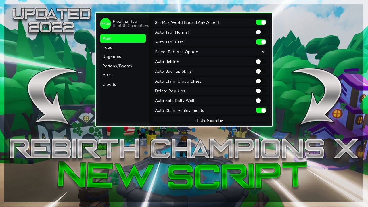 [NEW] ⛱️Rebirth Champions X⛱️ SCRIPT/GUI *2022* (Showcase) (Pastebin ...