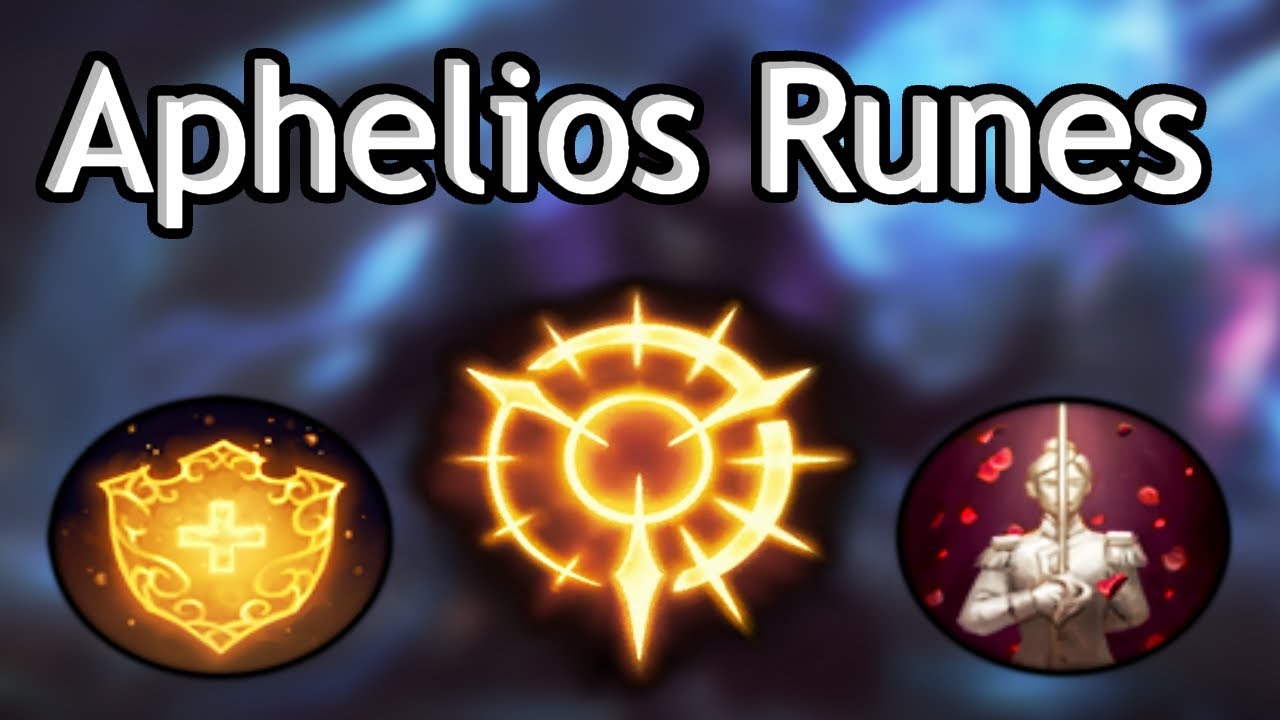 Aphelios Runes Season 10 - YouTube