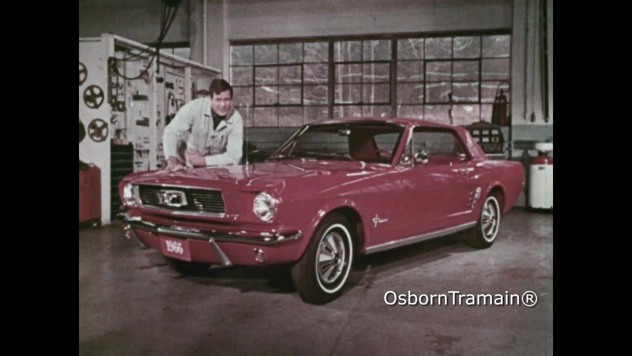 1966 Ford Mustang Commercial - Dancing Grooving Mechanic - YouTube