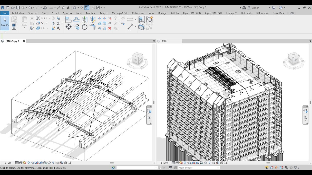 Create Family Purlin Connection - YouTube