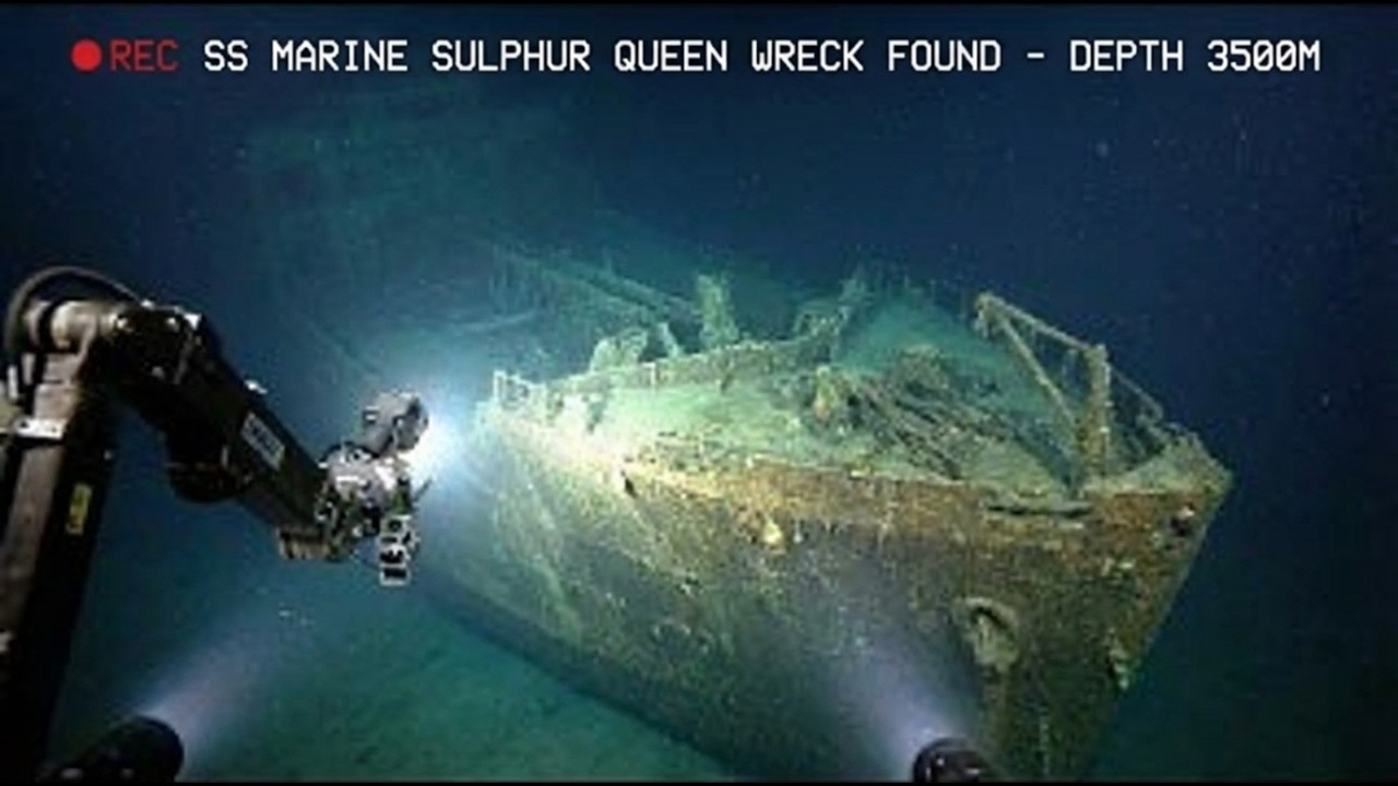 Underwater Drone SS Marine Sulphur Queen — What It Found Left ...