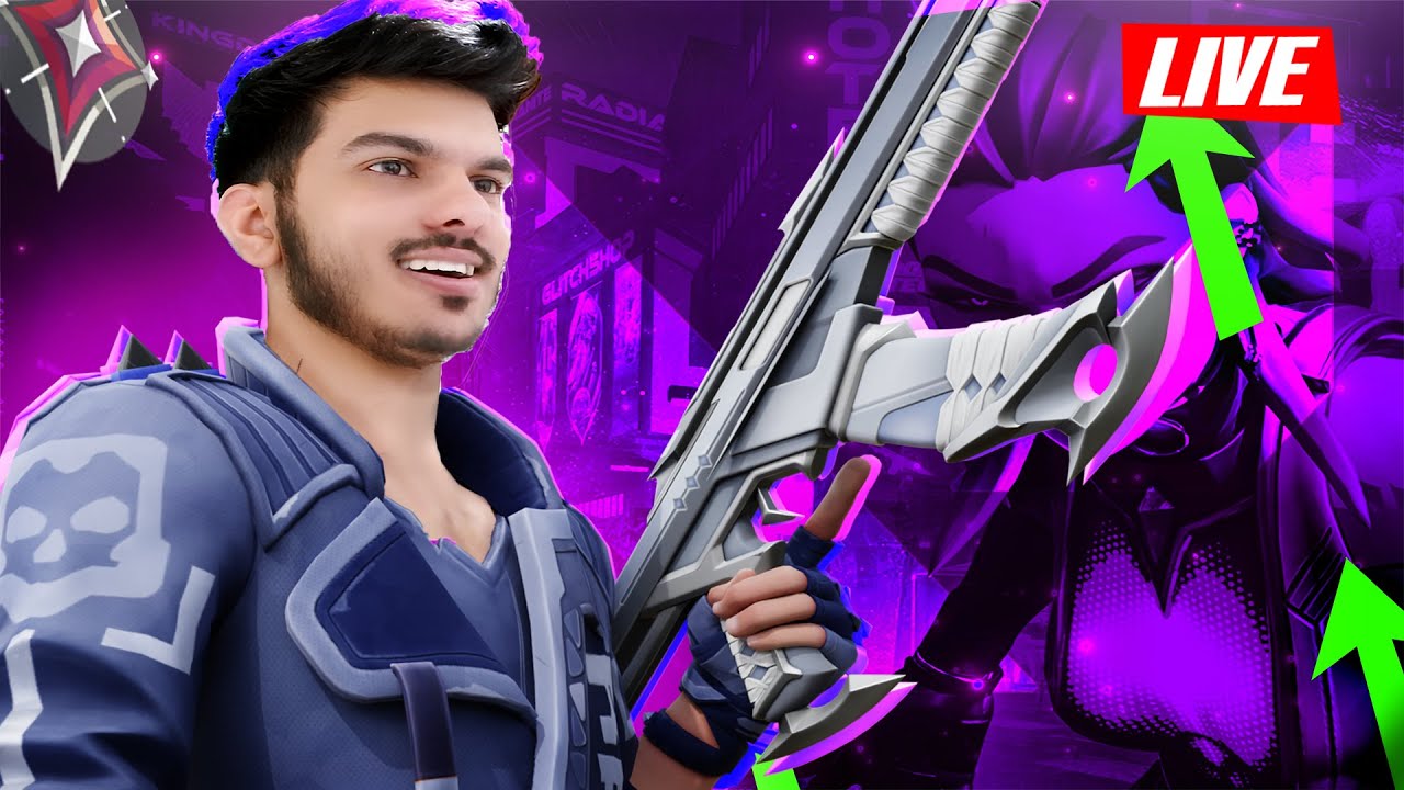 Aaj hoga Heavy Top frag, Indian Radiant Reyna Grinding Ranked #live # ...