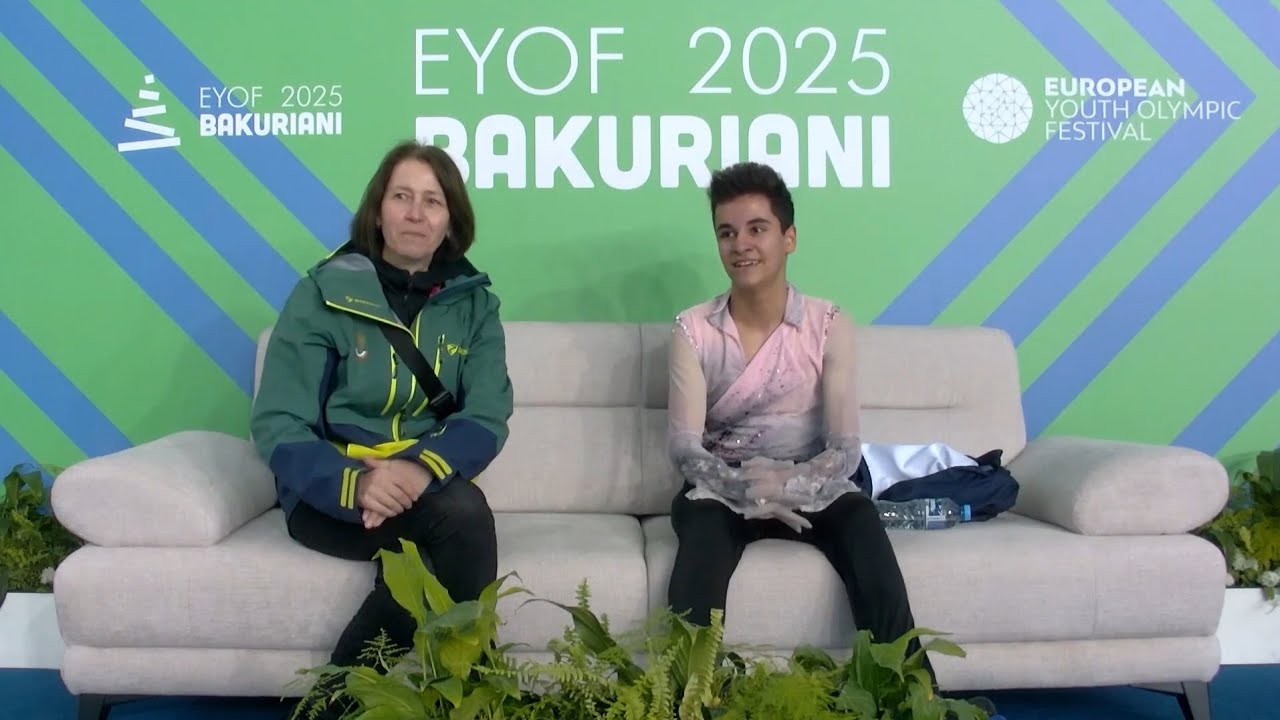 Deyan Mihaylov – 2025 European Youth Olympic Festival FS - YouTube