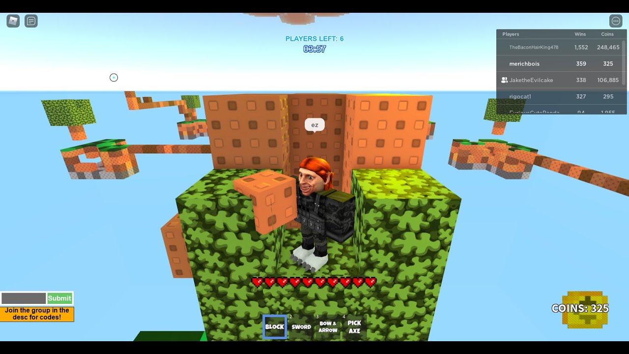 try hard gameplay XD | Roblox Skywars - YouTube