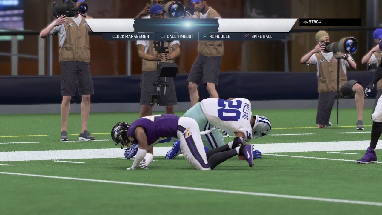 Comeback? Dallas Cowboys Vs Baltimore Ravens Madden NFL 20 - YouTube