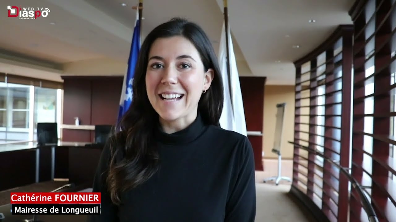 Catherine Fournier la mairesse de Longueil annonce - YouTube