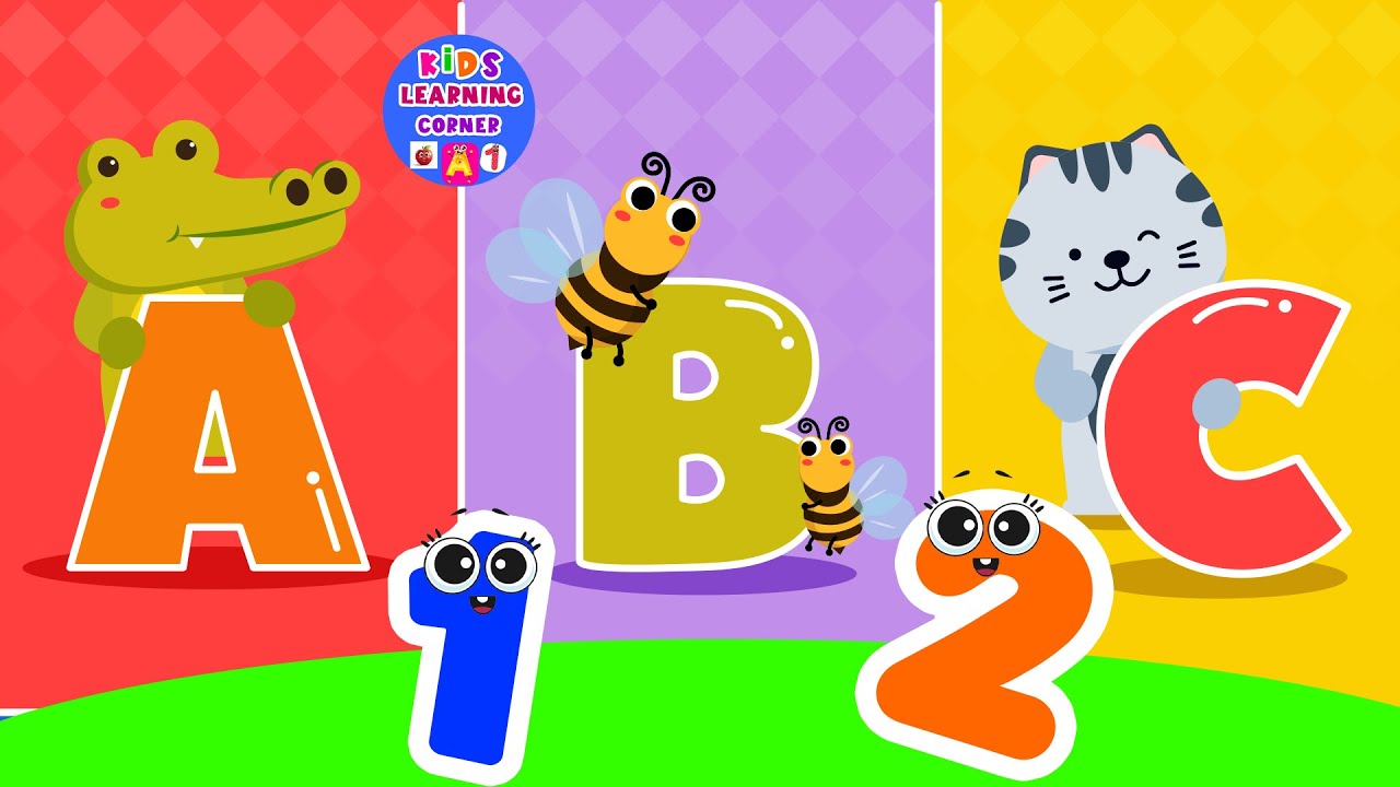 ABC &123 Learning For Toddlers | ABC and Numbers For Preschool | ABC ...