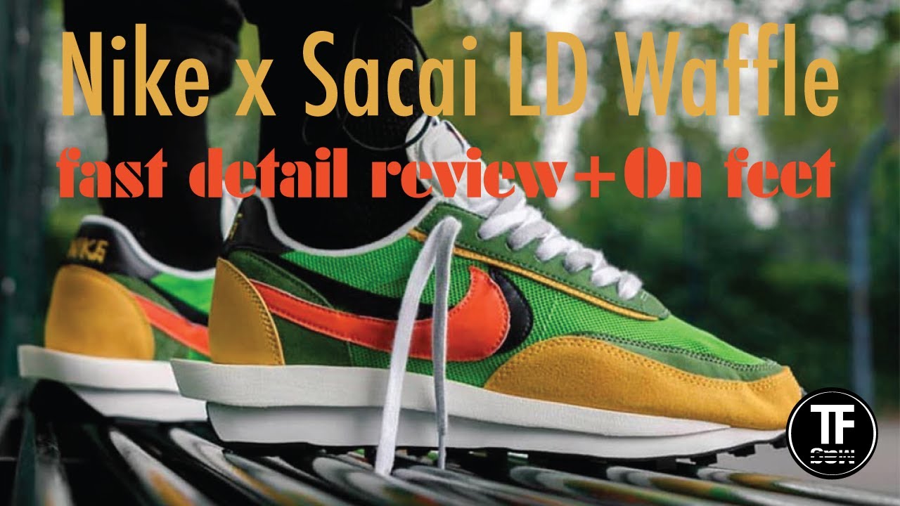 Nike x Sacai LD Waffle fast detail review (+On feet) - YouTube