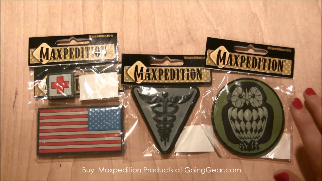 Maxpedition Morale Patches - YouTube