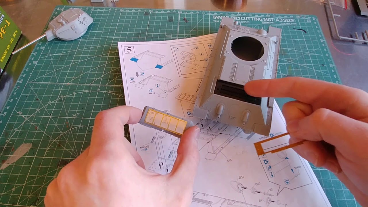 Dragon 6479 T-34 - Build Report - YouTube