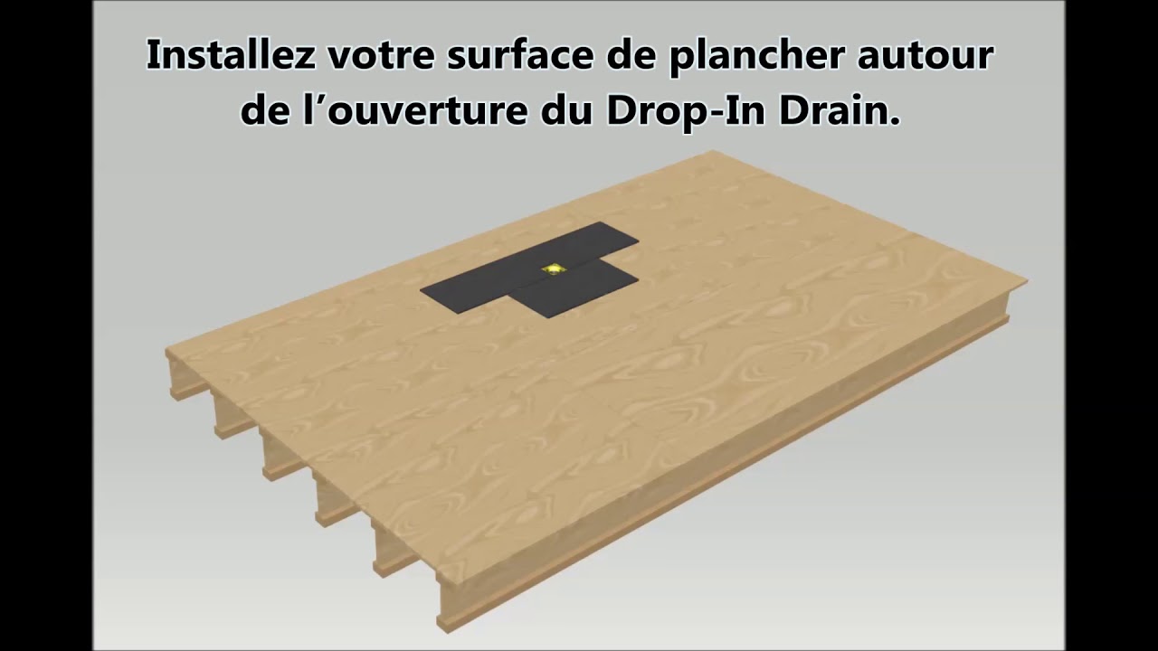 Instructions d'installation Drop-In Drain - YouTube