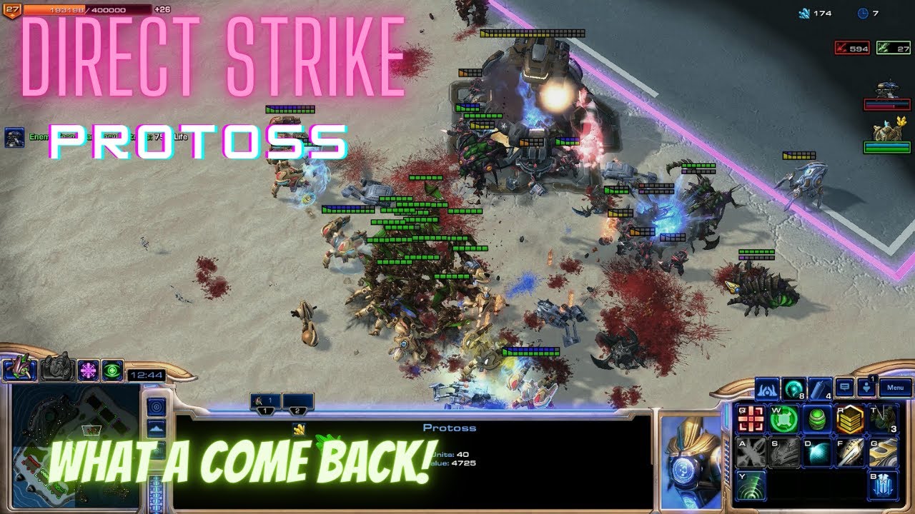 Starcraft 2 Direct Strike: What a come back! - YouTube