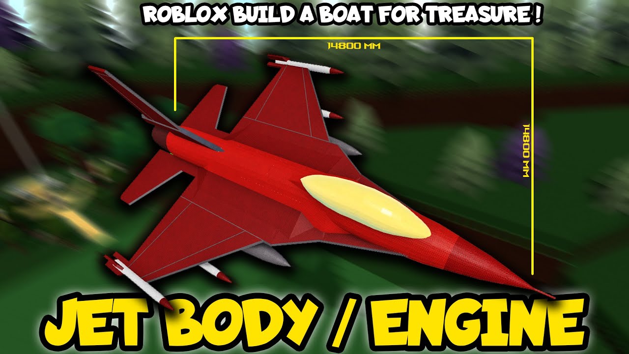 EASY TUTORIAL | Fighter Jet Body / Engine Part Tutorial in Roblox Build a Boat! - YouTube