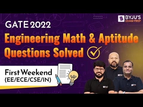 All Maths & Aptitude Solutions | GATE 2022 | CS/EE/EC/IN | BEP GATE ...