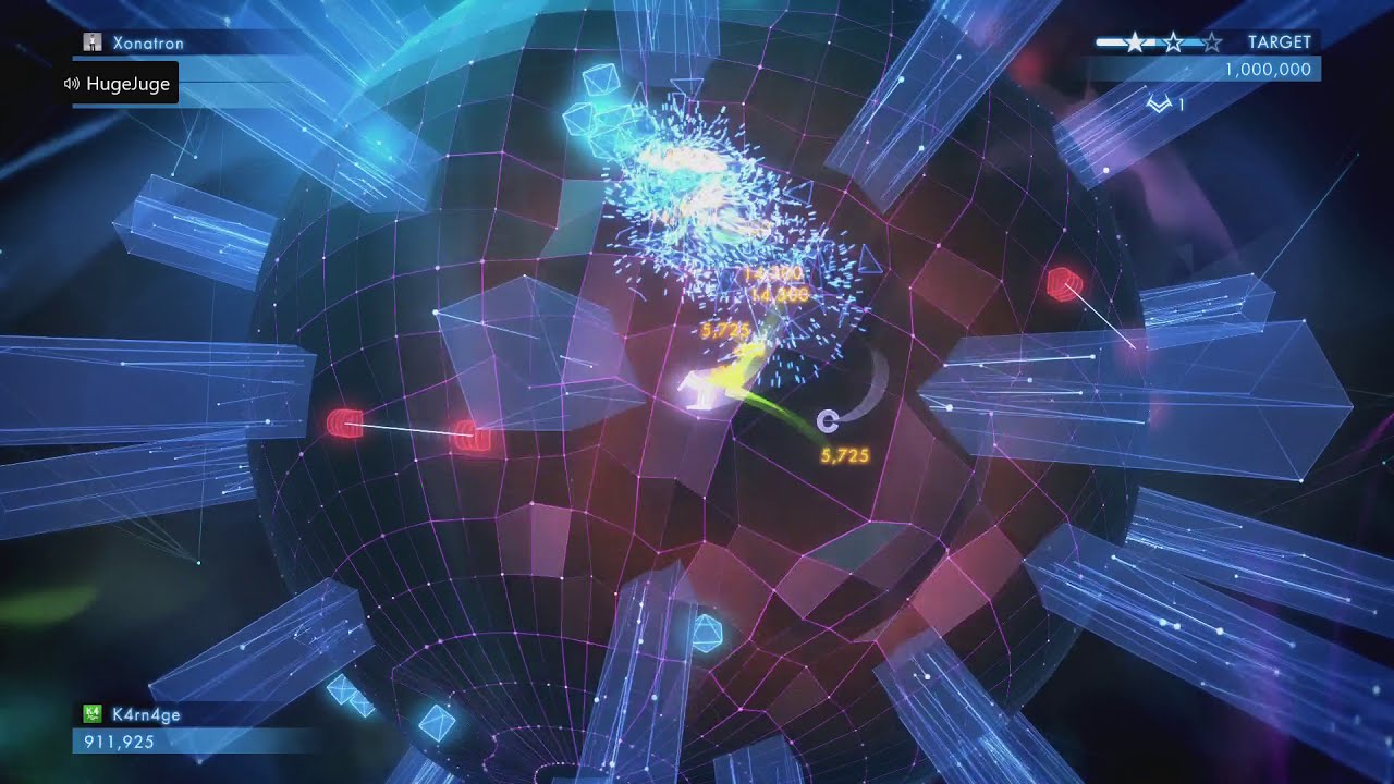 Geometry Wars 3 (Xbox One) - Ultimate - Unlocking 3 Stars - YouTube
