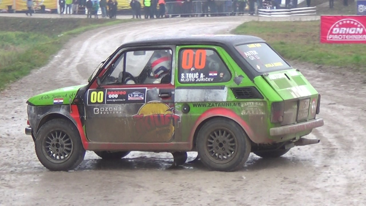 Oto i Sanda Rally RSSD Fiat 126-7.Rally Show Santa Domenica 2016. - YouTube