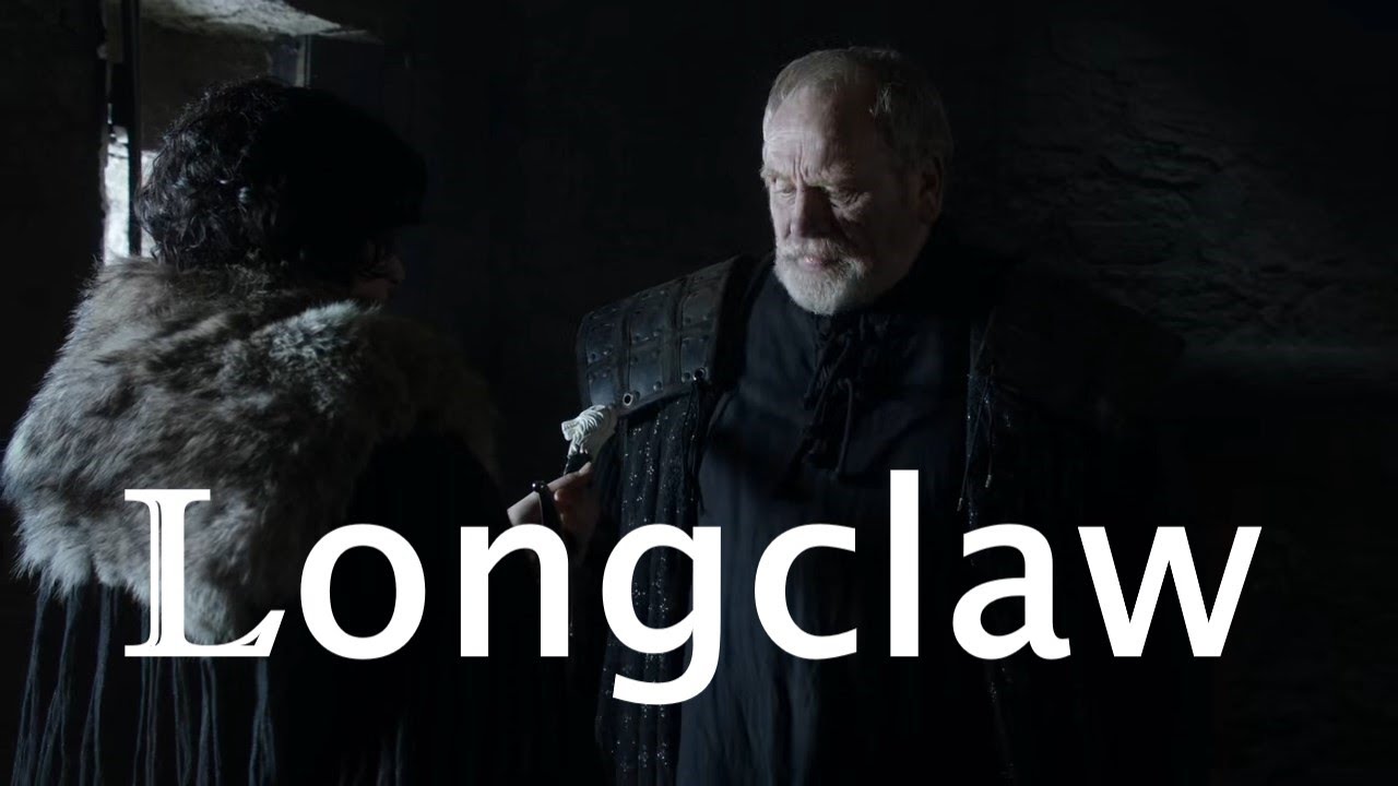 Mormont Gives His Valyrian Steel Sword To Jon Snow - Longclaw #got # ...