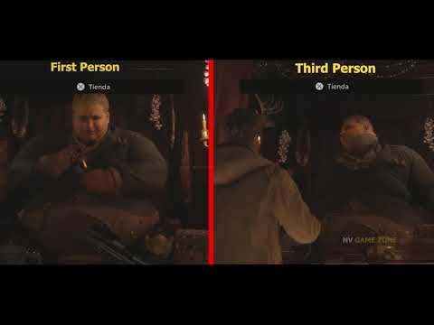 Resident Evil Village First Person vs Third Person Comparison | NV Game ...