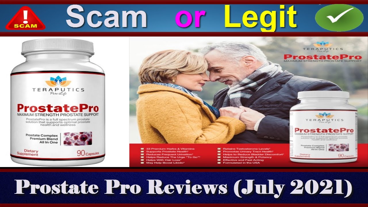 Prostate Pro Reviews (July 2021) - Is This A Scam Or Legit? Know It ...