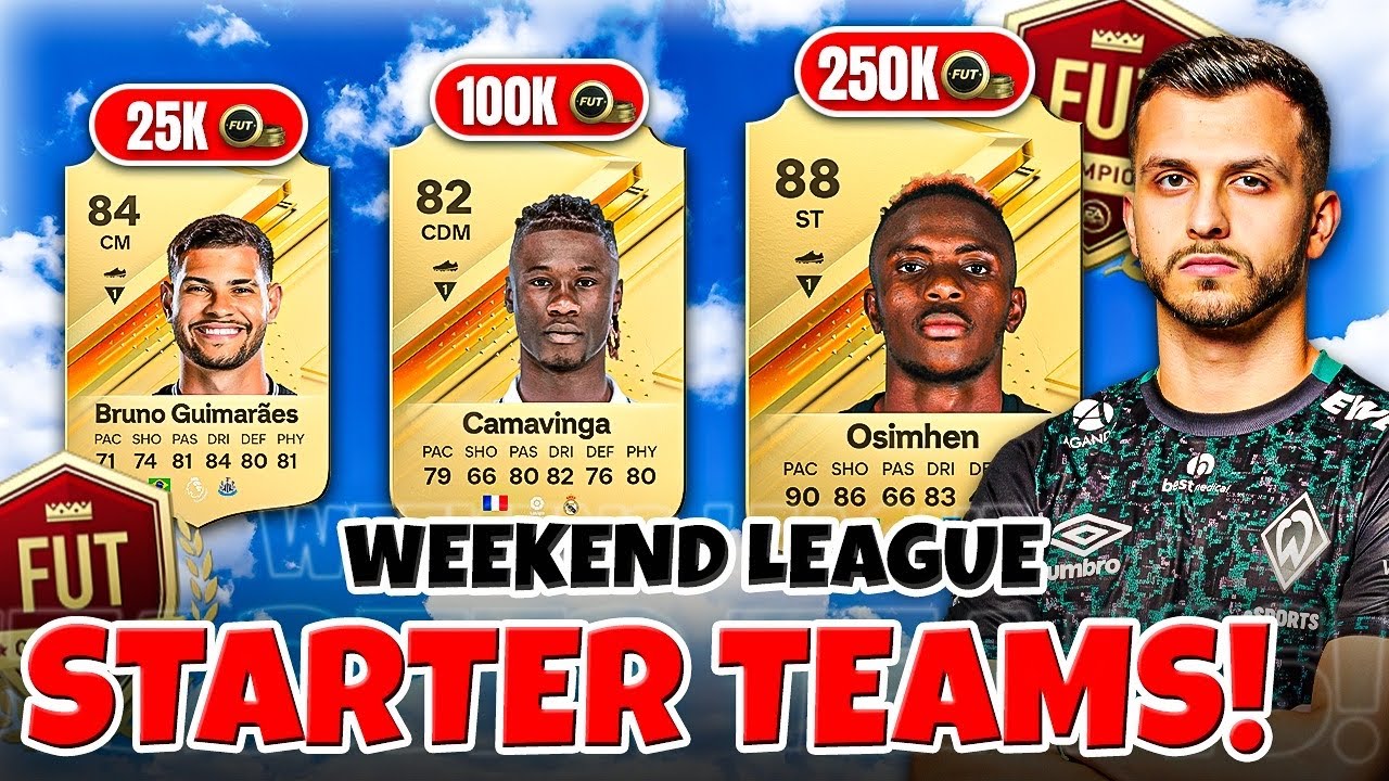 EA FC 24: WEEKEND LEAGUE STARTERTEAMS😍🔥 RTG | 25k | 100k | 250k - YouTube