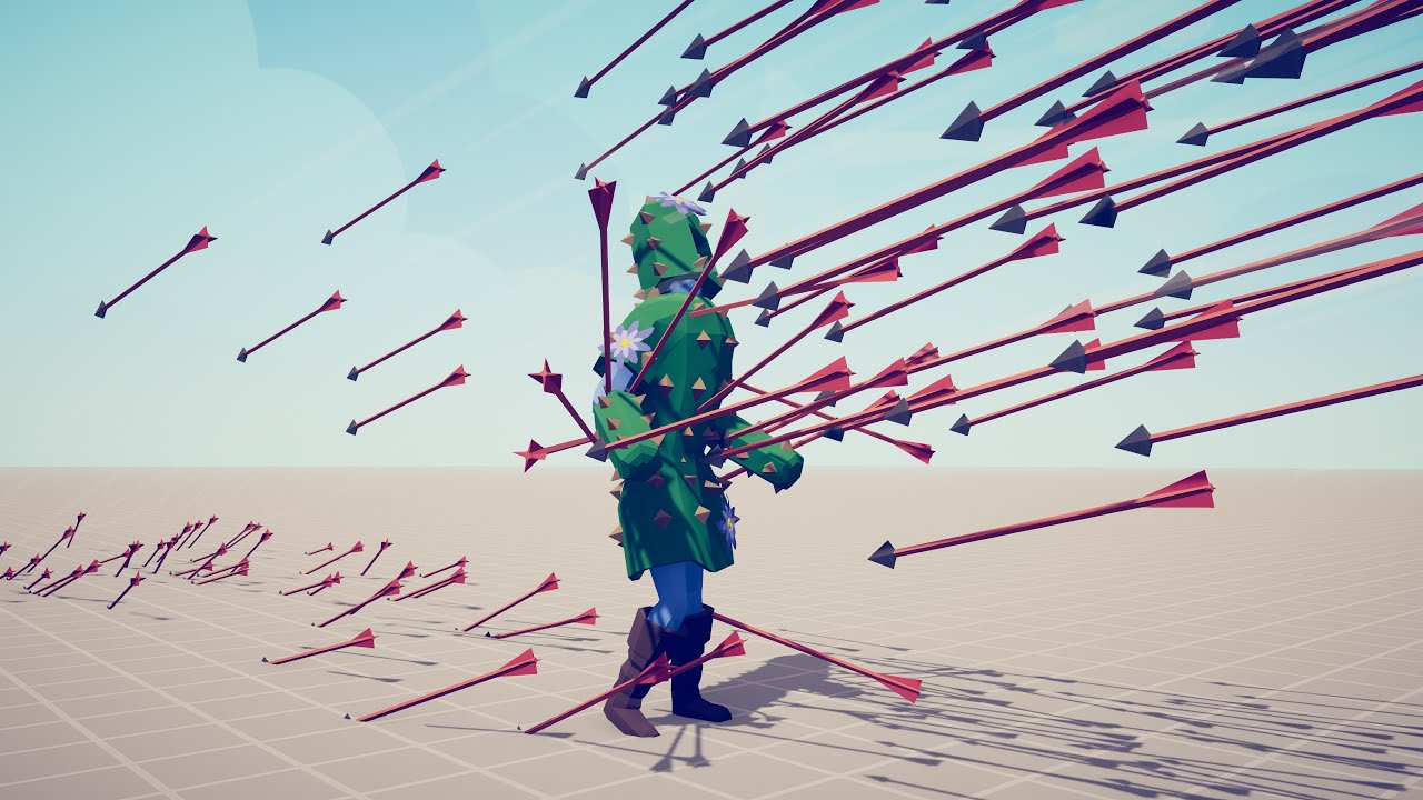 CACTUS TAKING A LOT OF ARROWS - Totally Accurate Battle Simulator TABS ...