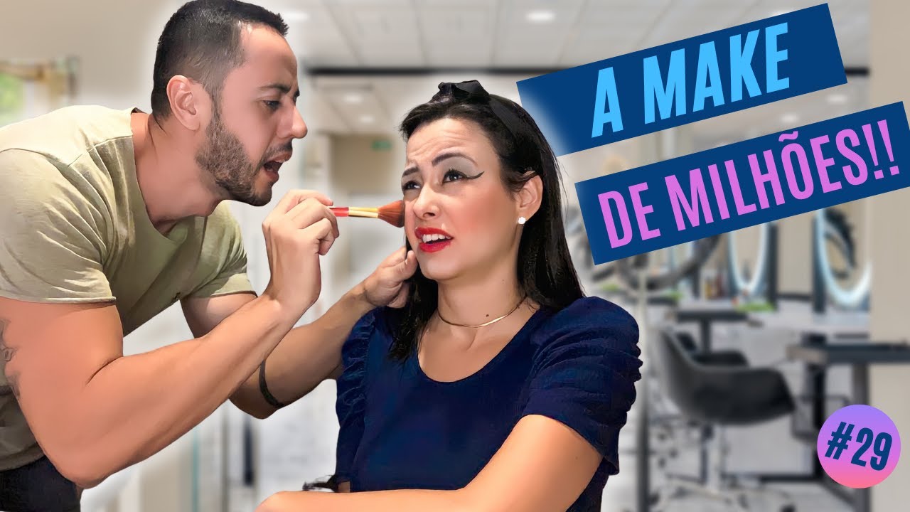 A MAKE de Milhões | TUTORIAL de MAQUIAGEM feita por ELE! - YouTube