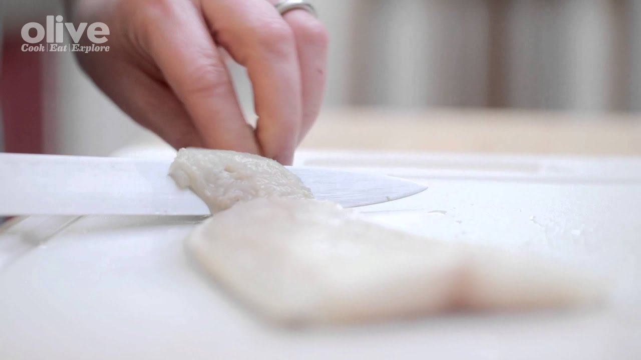 How to: skin a fish fillet - YouTube