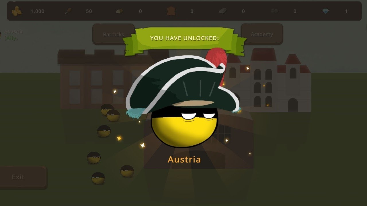 How to unlock Austria 🇦🇹 countryball (Countryballs at war) - YouTube