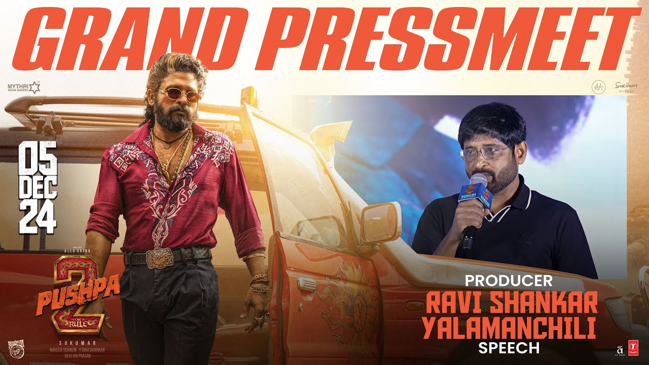 Producer Ravi Shankar Yalamanchili Speech @ Pushpa 2 The Rule Grand ...