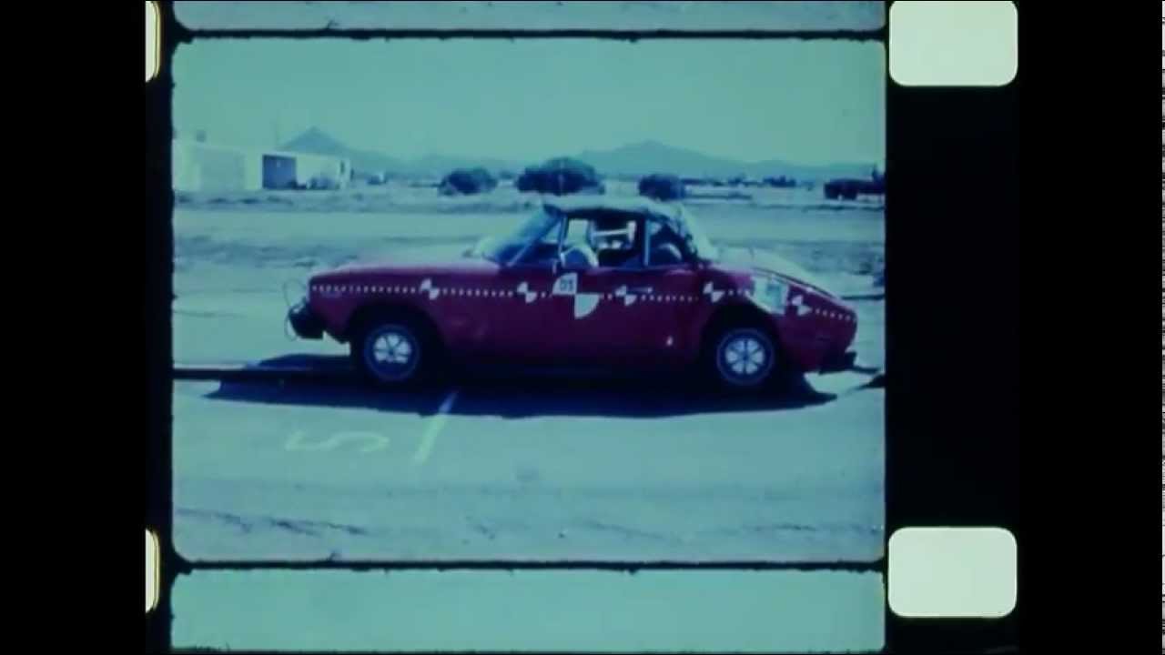 1978 Fiat 124 Sport Spider NHTSA FMVSS 301 Rear Impact (30 Mph - No ...